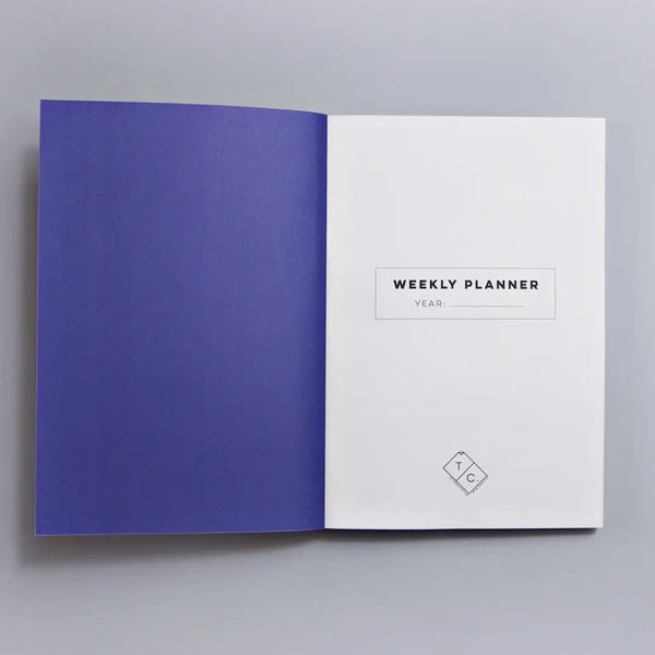 Lay Flat Undated Weekly Planner Book – The Social Type